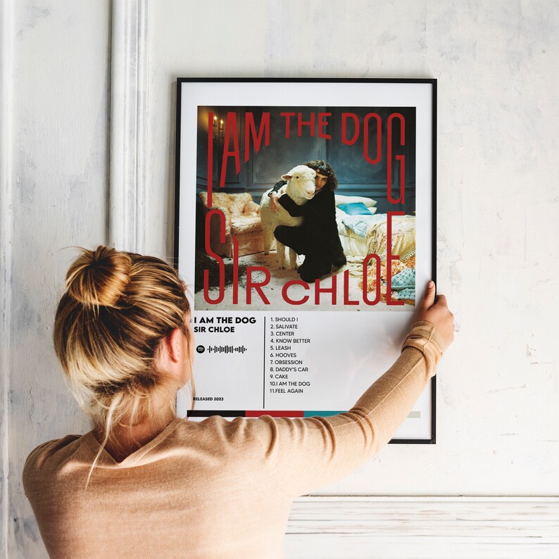 Sir Chloe I Am the Dog Album Cover Print Poster Minimalist Album Cover ...