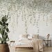 Romantic Hanging Vines Illustration Wallpaper, Soft Backdrop With ...