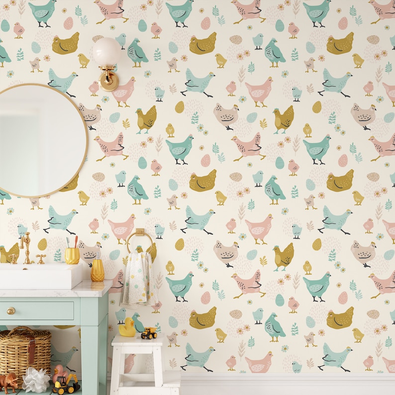 Nursery Peel And Stick Wallpaper