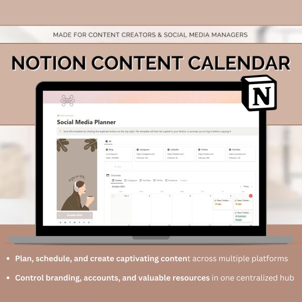 Notion Template Creators - Etsy