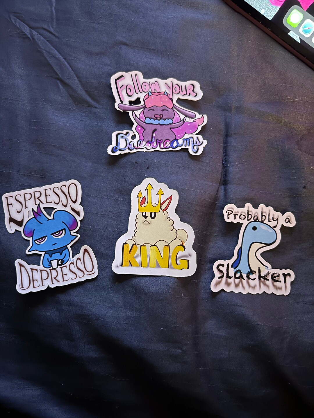 Palworld Fan Art Stickers 4 Pack Handmade Video Games Kingpaca Daedream ...