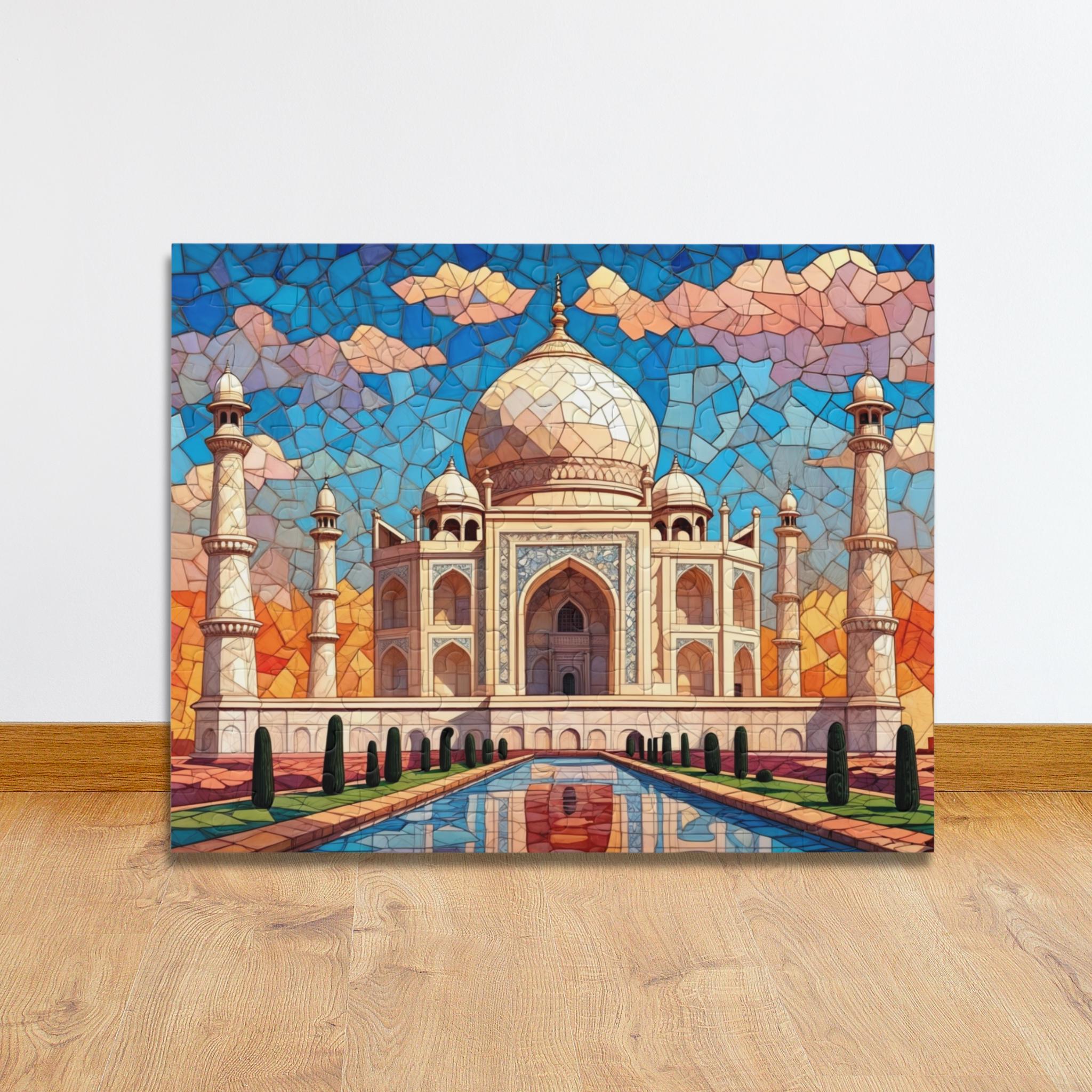 The Taj Mahal - India Puzzle, India Puzzle, World Wonder Puzzle, Travel ...