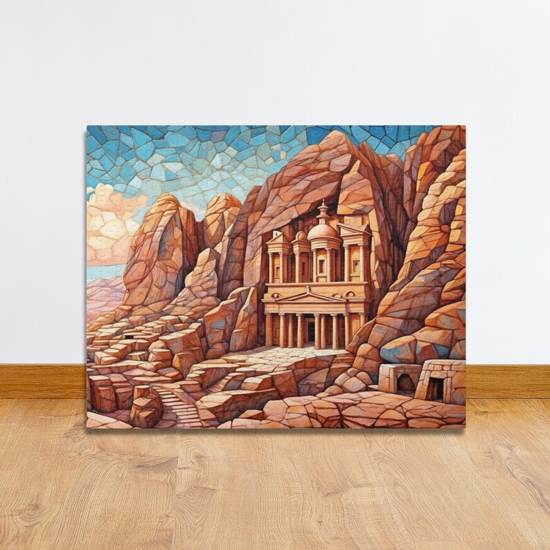 Petra Jordan Puzzle, Jordan Puzzle, World Wonder Puzzle, Travel Puzzle ...