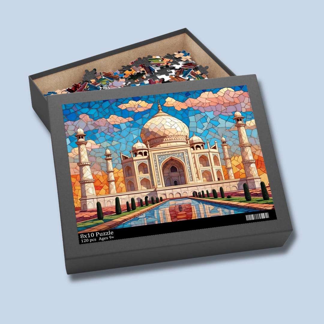 The Taj Mahal - India Puzzle, India Puzzle, World Wonder Puzzle, Travel ...