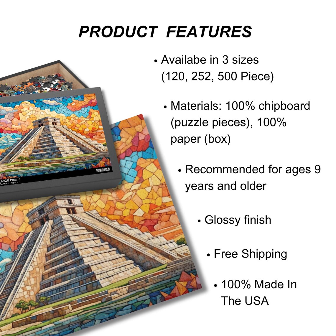 Chichen Itza - Mexico Puzzle, Mexico Puzzle, World Wonder Puzzle ...