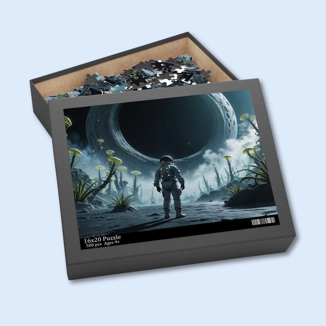 Astronaut Arrival Puzzle, Space Adventure Jigsaw Puzzle, 500-piece ...