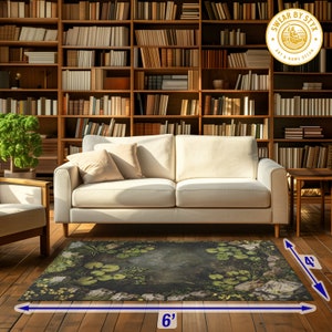 Koi Pond Area Rug | Biophilic Design | Koi Fish + Lily Pads | Outdoors ...