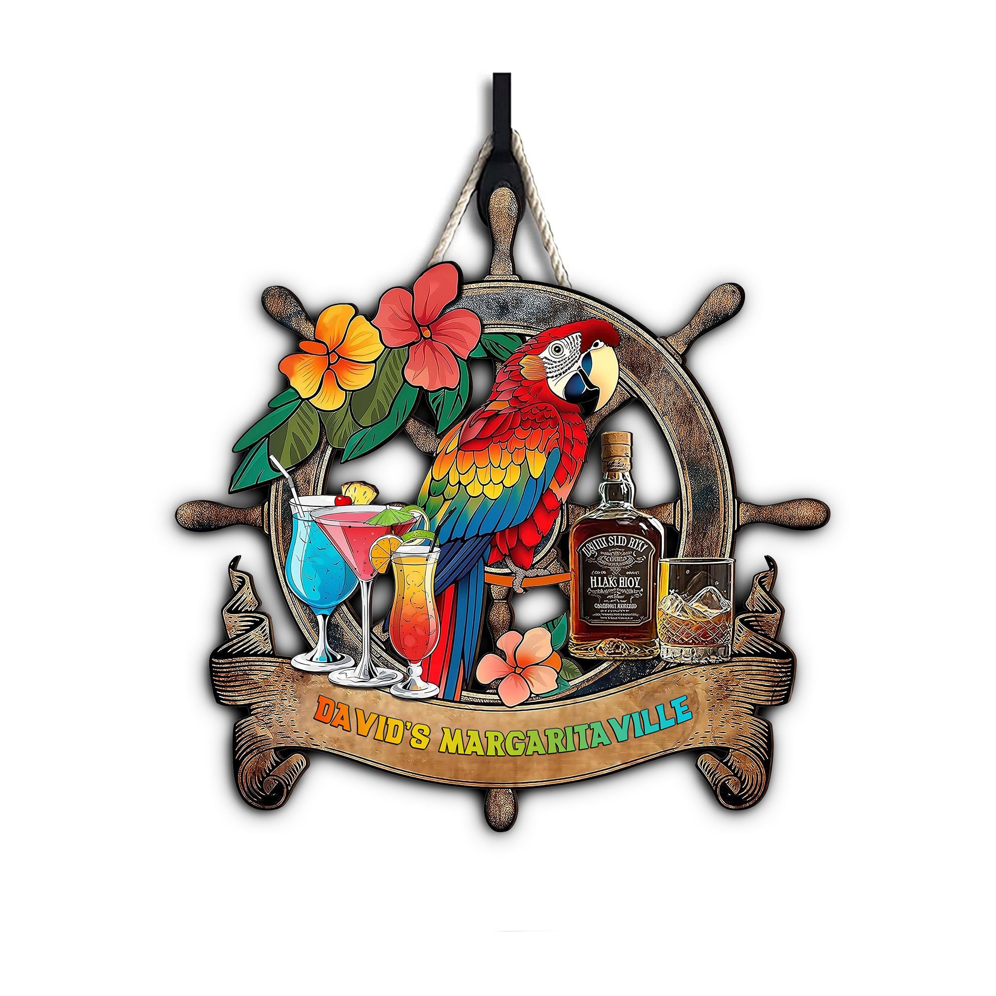 Personalized Tiki Bar Wood Sign Tiki Bar Tiki Hut Tiki Lounge Outdoor ...