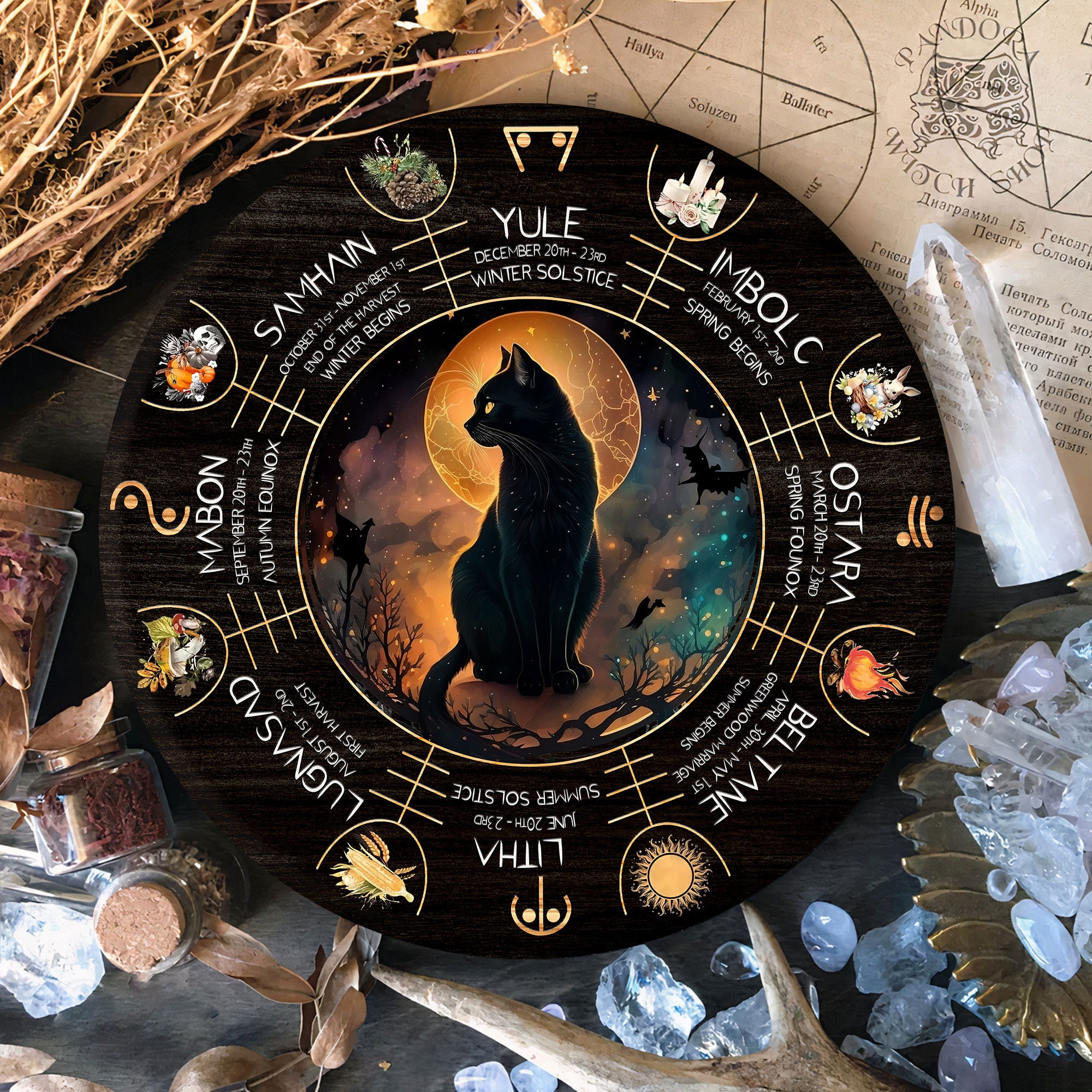 Wheel of the Year, Pagan Calendar, Waldorf Calendar, Witchcraft, Wicca ...