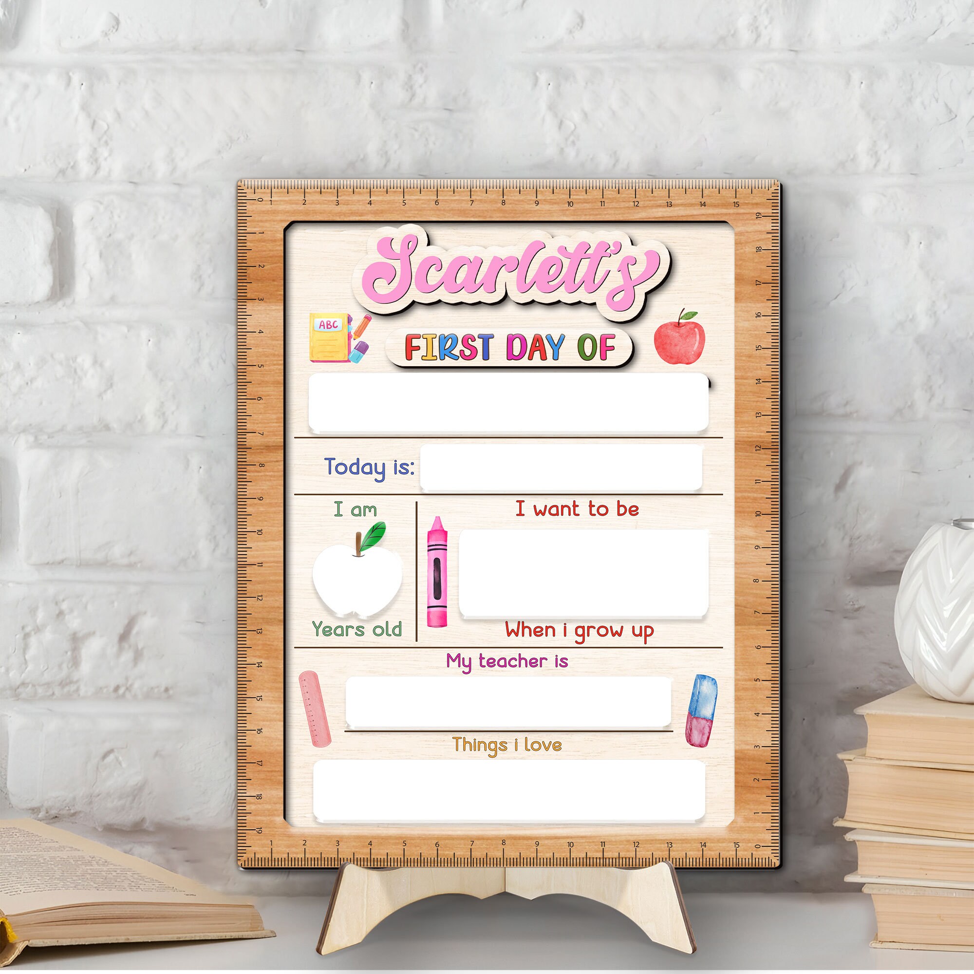 First and Last Day School Sign, First Day of School Sign, Back to ...