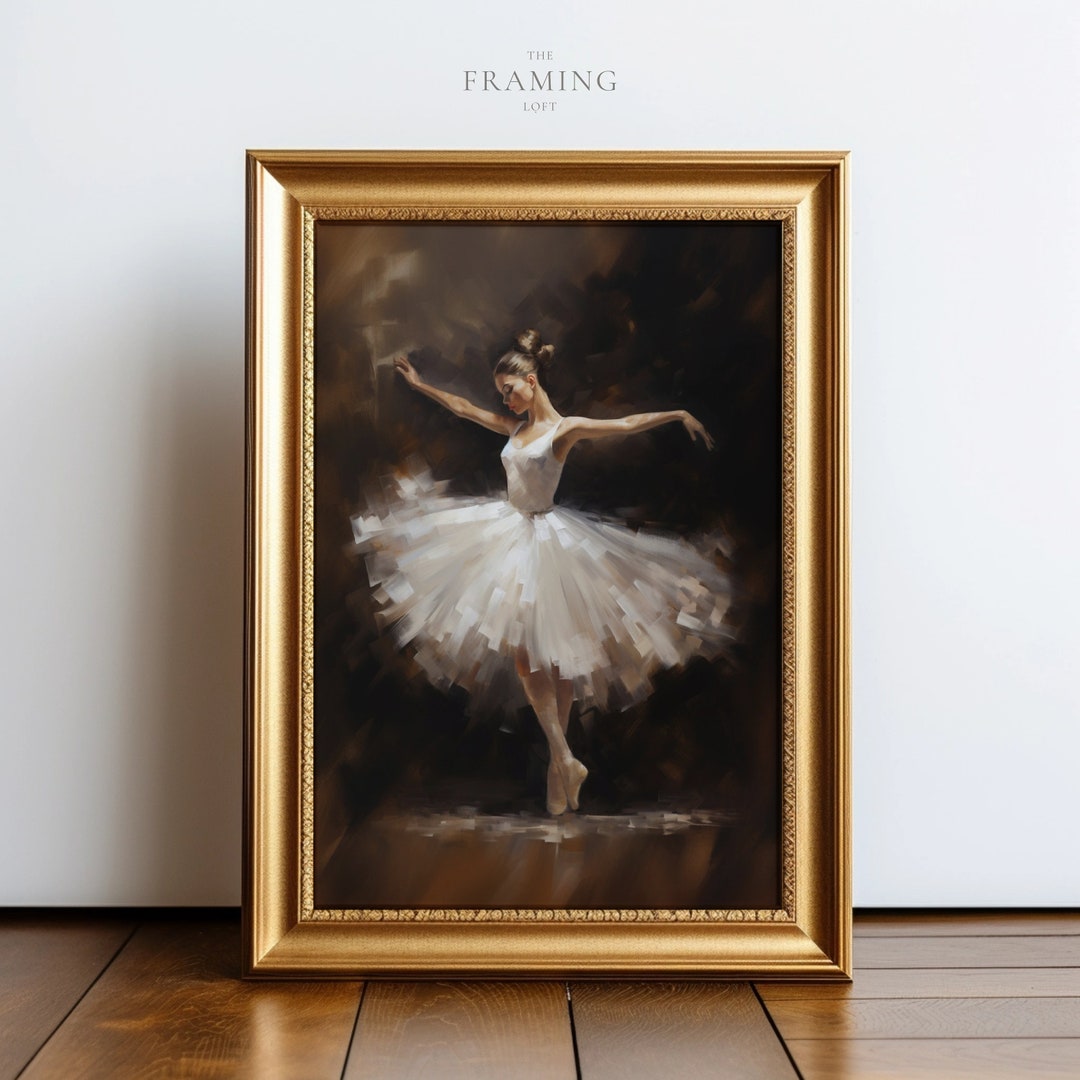 Stunning Ballet Portrait Printable Art Baroque Style Fine Art Digital ...