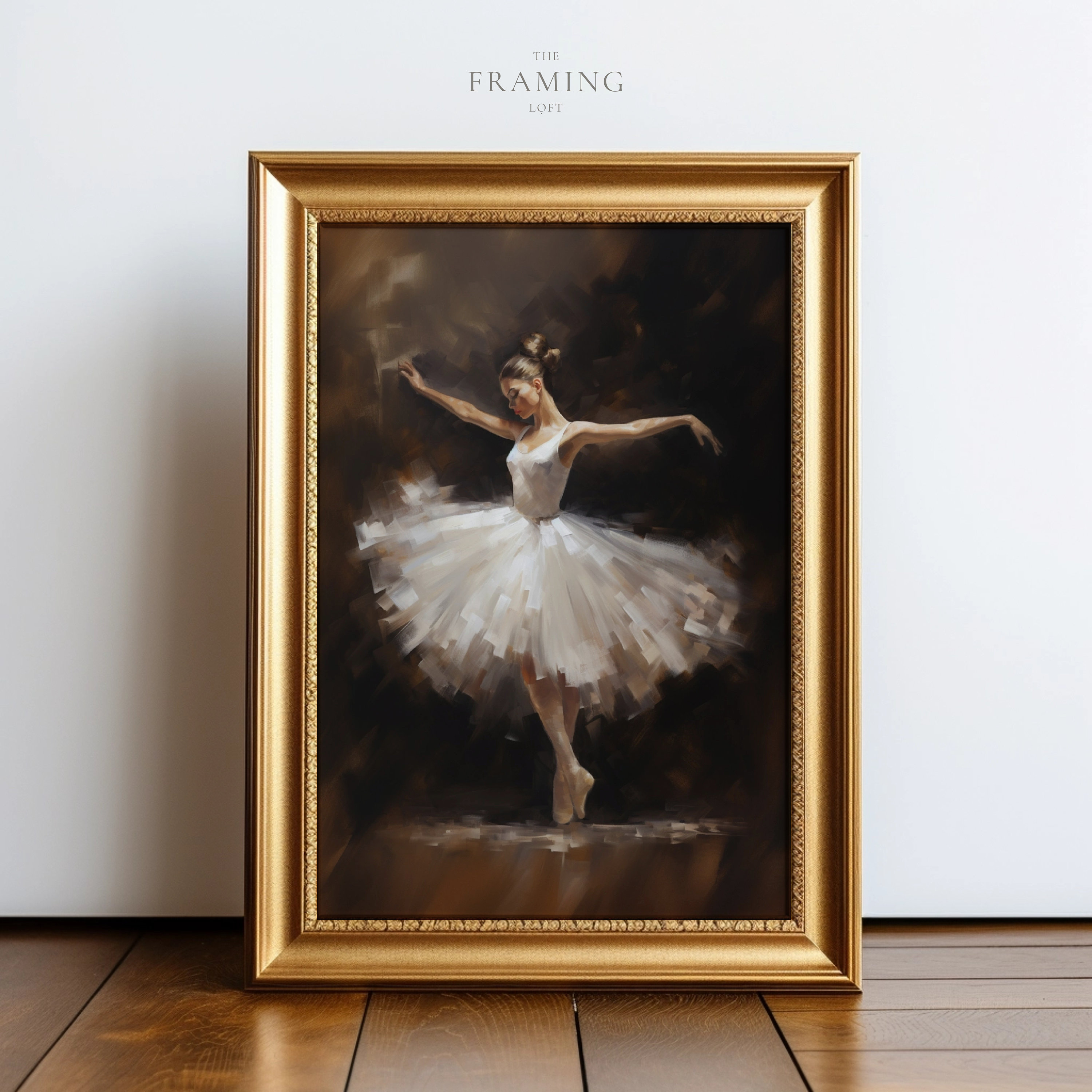 Stunning Ballet Portrait Printable Art Baroque Style Fine Art Digital ...