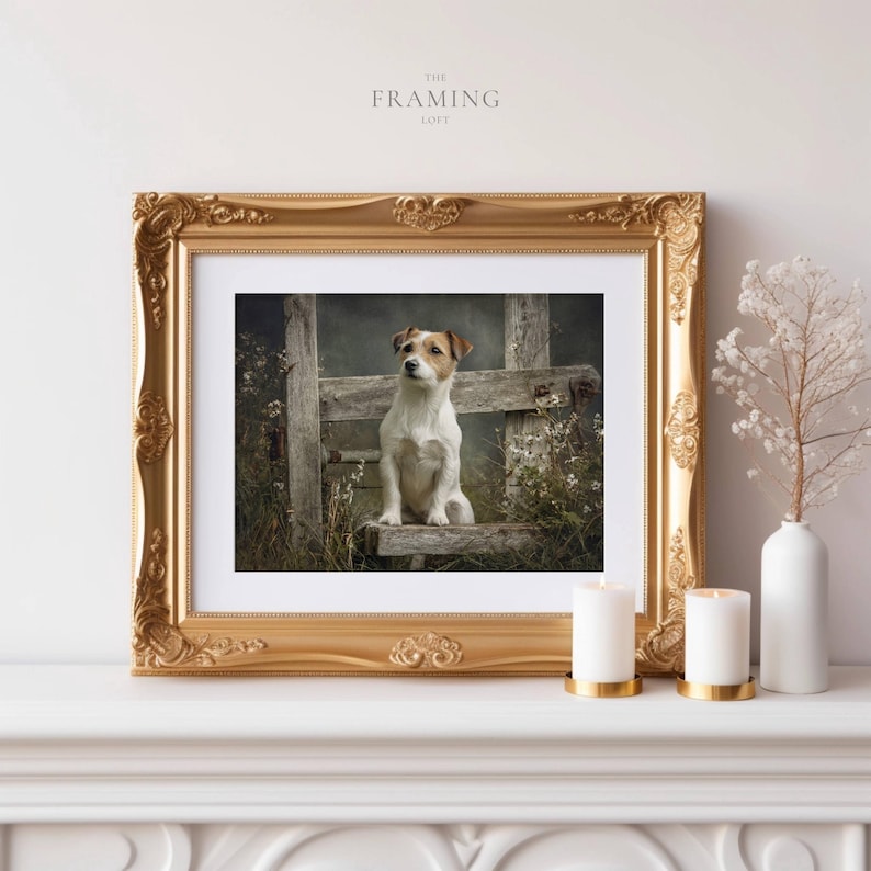 Jack Russell Terrier Art Print | Country Dog Wall Art (instant Download ...