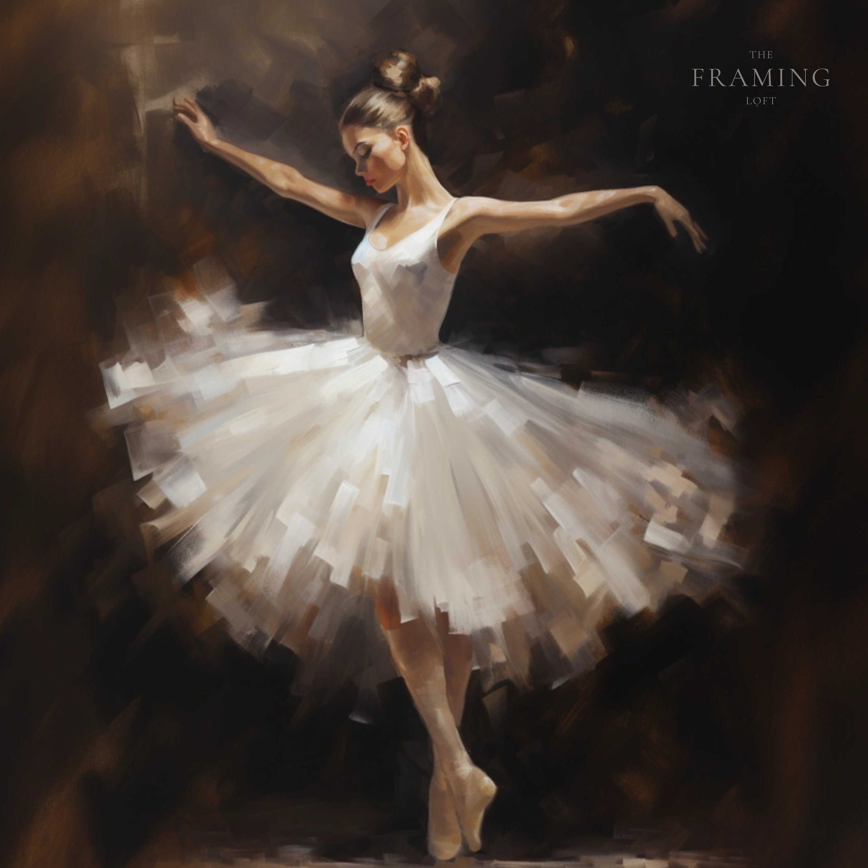 Stunning Ballet Portrait Printable Art Baroque Style Fine Art Digital ...