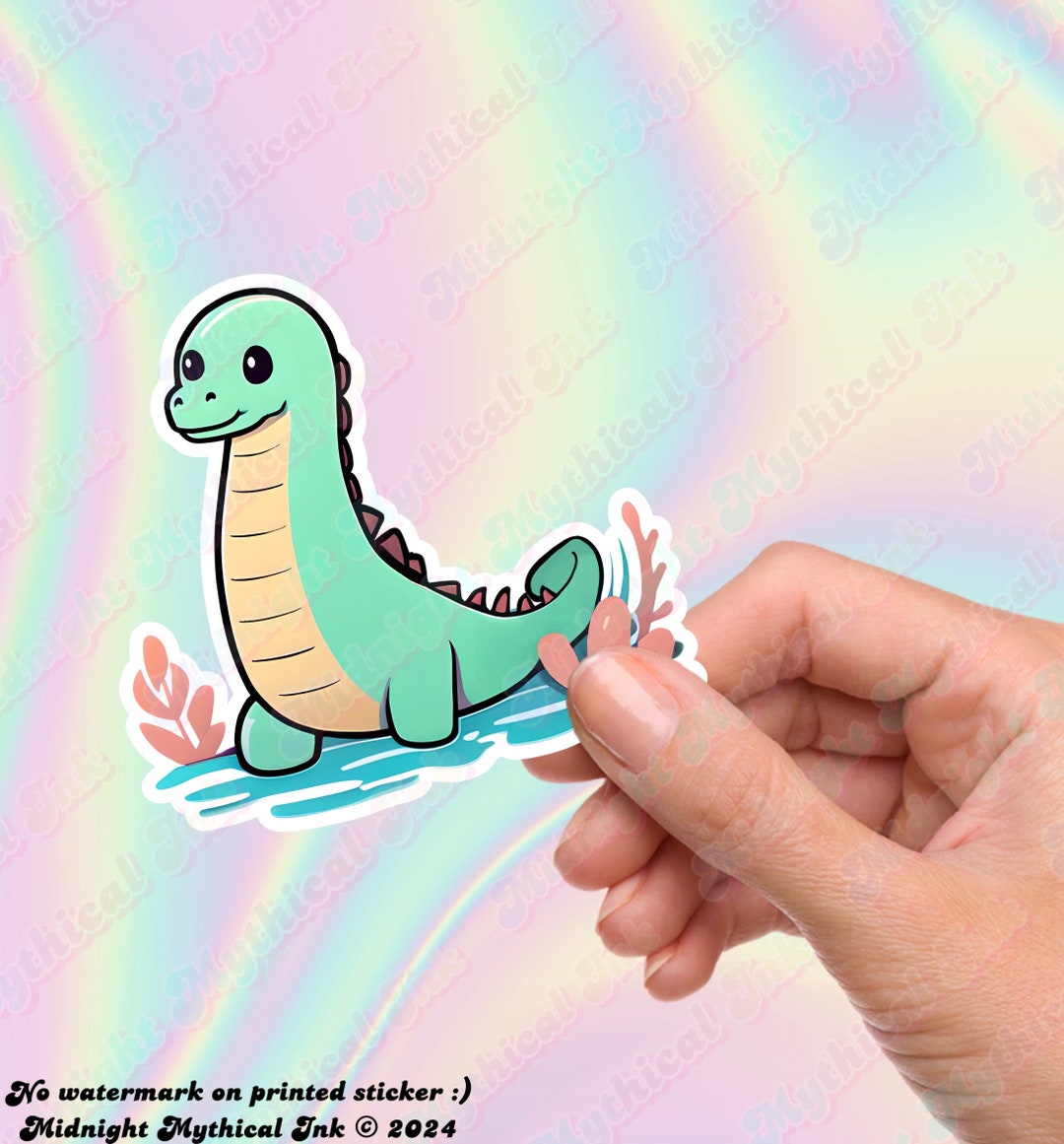 Nessie Sticker | Loch Ness Decal | Cryptids & Mythical Creatures ...