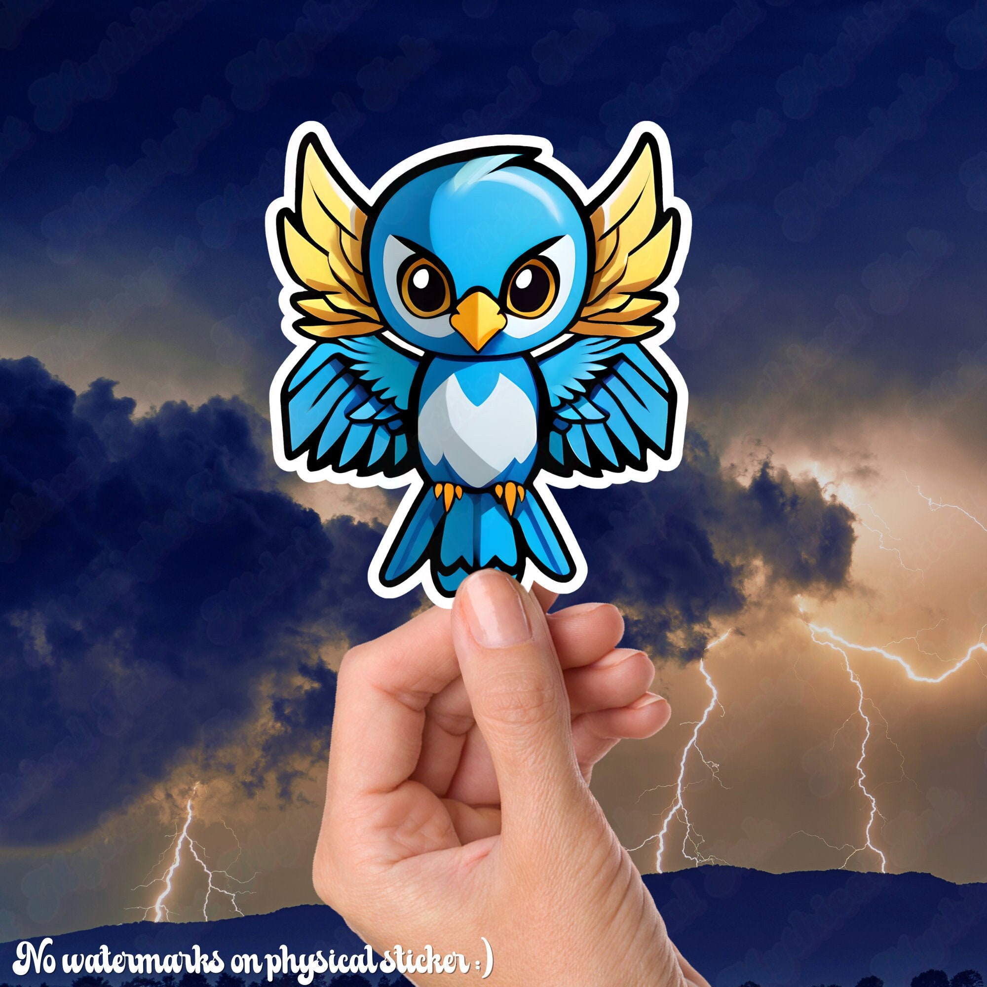 Thunderbird Sticker | Cryptids & Mythical Creatures | High Quality ...