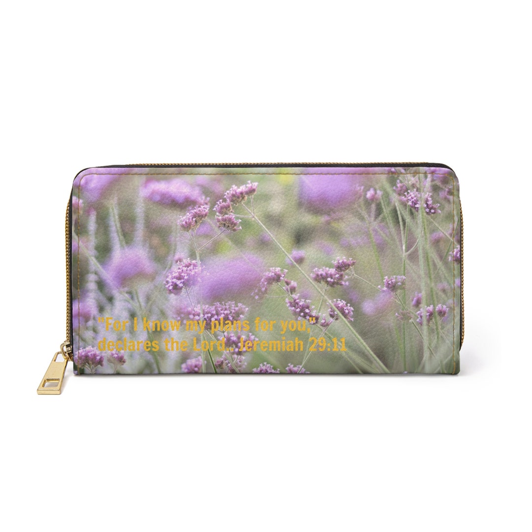 Jeremiah 29:11 Zipper Wallet, Christian Wallet, Women's Christian ...