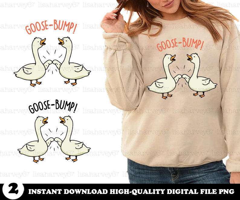 Goosebumps, PNG, Aesthetic Png, Cute Png, Digital Download, T-shirt ...