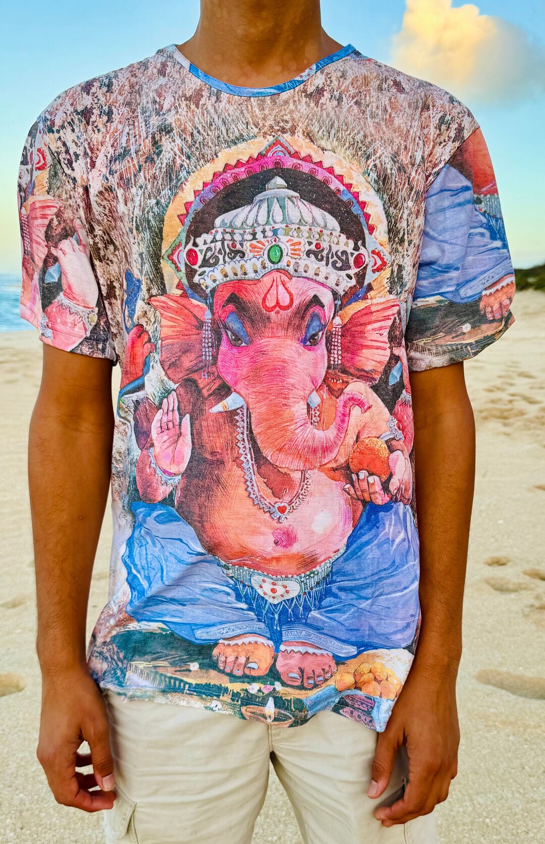 Ganesha Blessing T Shirt - Etsy
