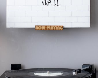 Vinyl Record Holder, Wall Mount TOMMY Now Playing, Hand-painted Wooden ...