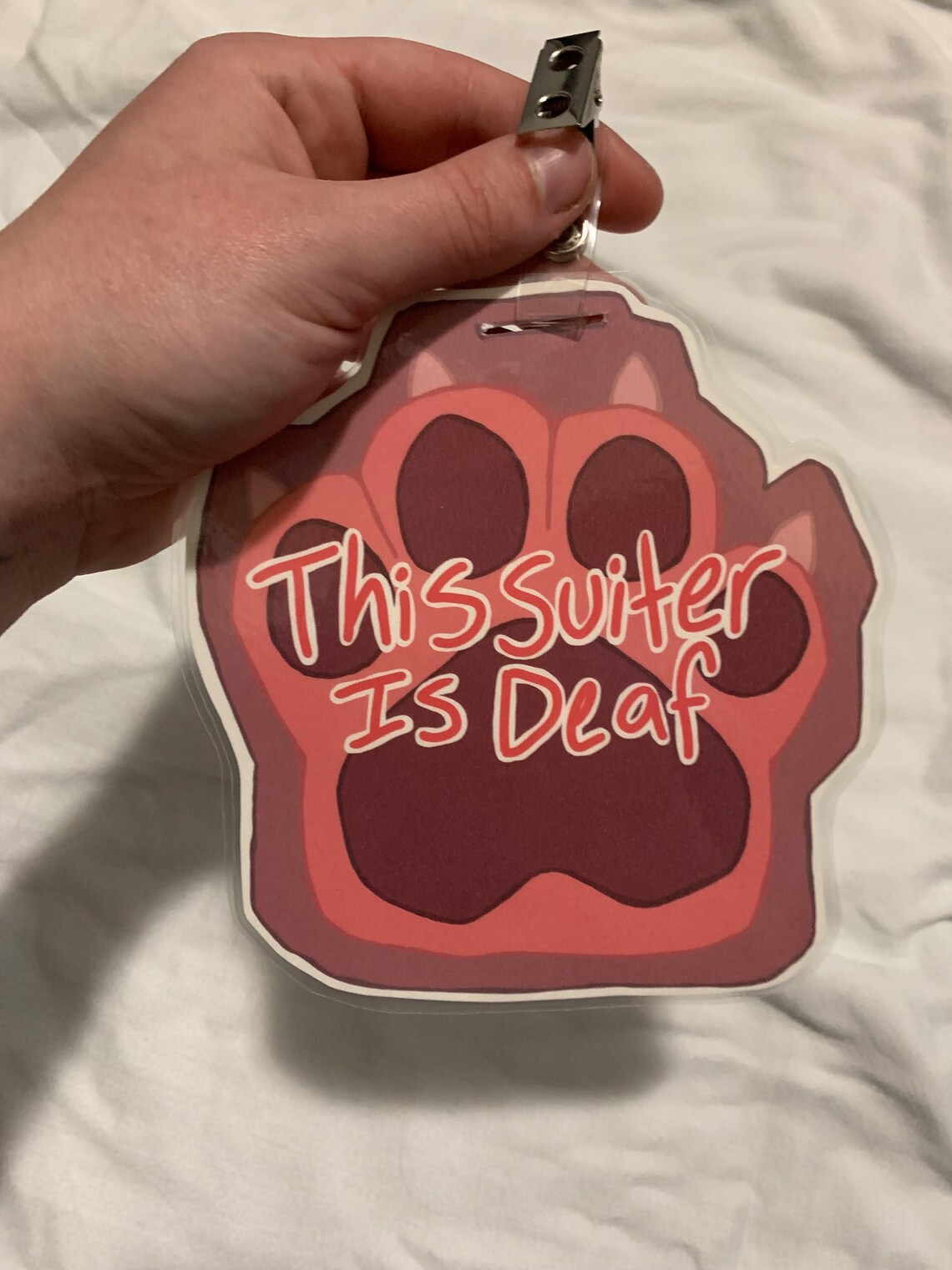 Deaf-fursuit Badge - Etsy