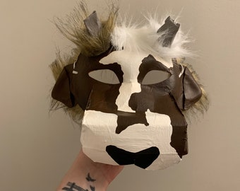 Highland Cow Therian Mask - Etsy