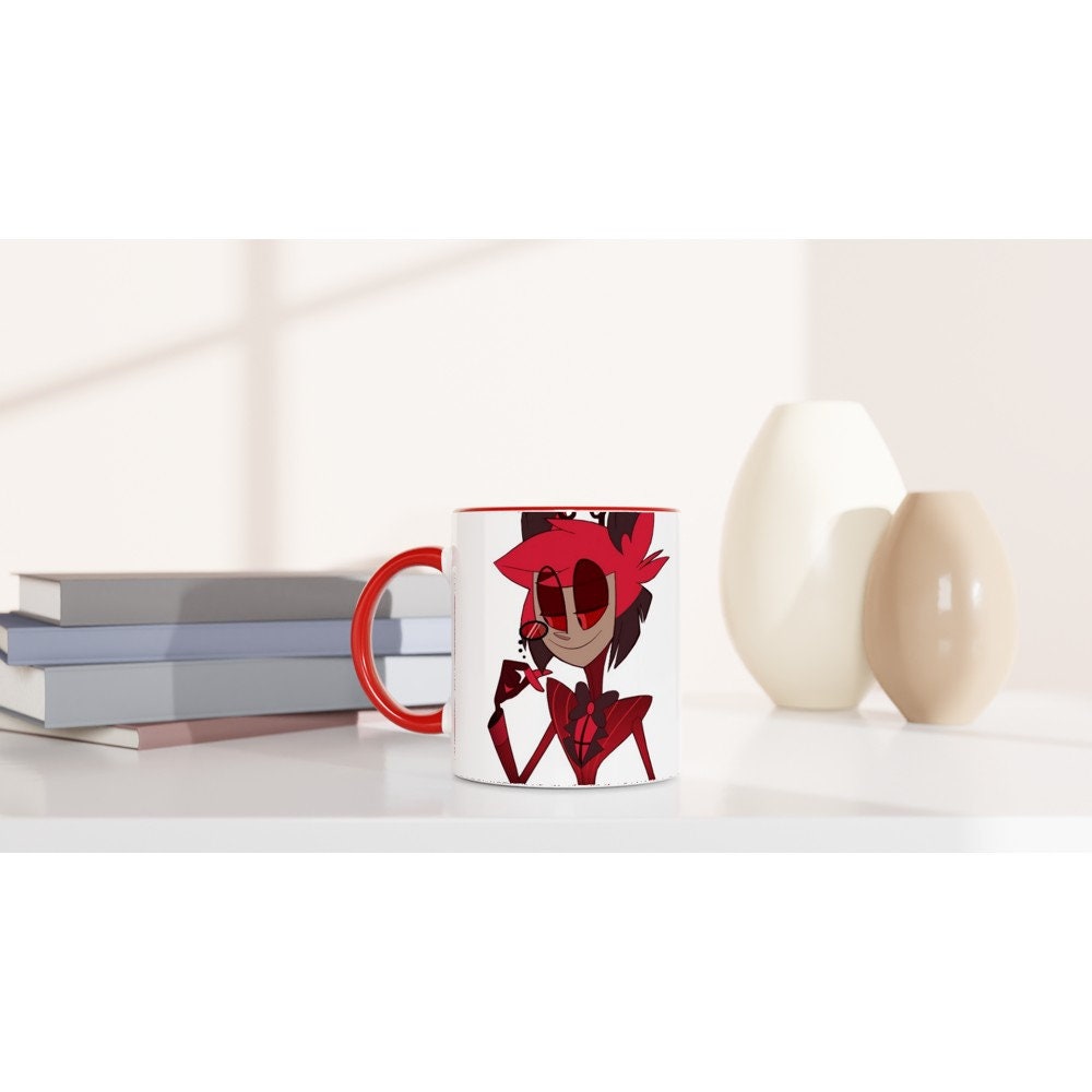 Hazbin Hotel Alastor Mug, Hazbin Hotel Alastor Color Mug, Hazbin Hotel ...
