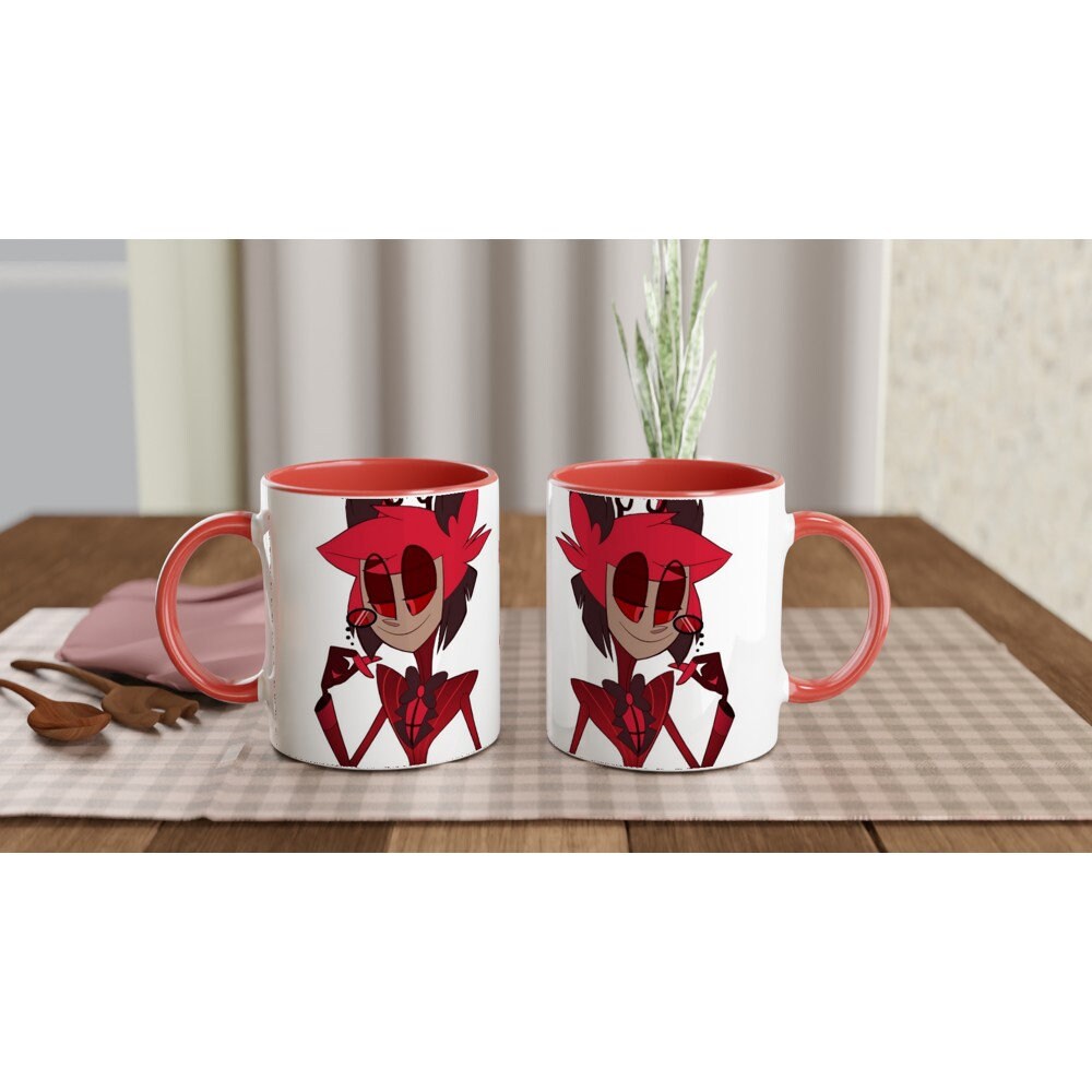 Hazbin Hotel Alastor Mug, Hazbin Hotel Alastor Color Mug, Hazbin Hotel ...