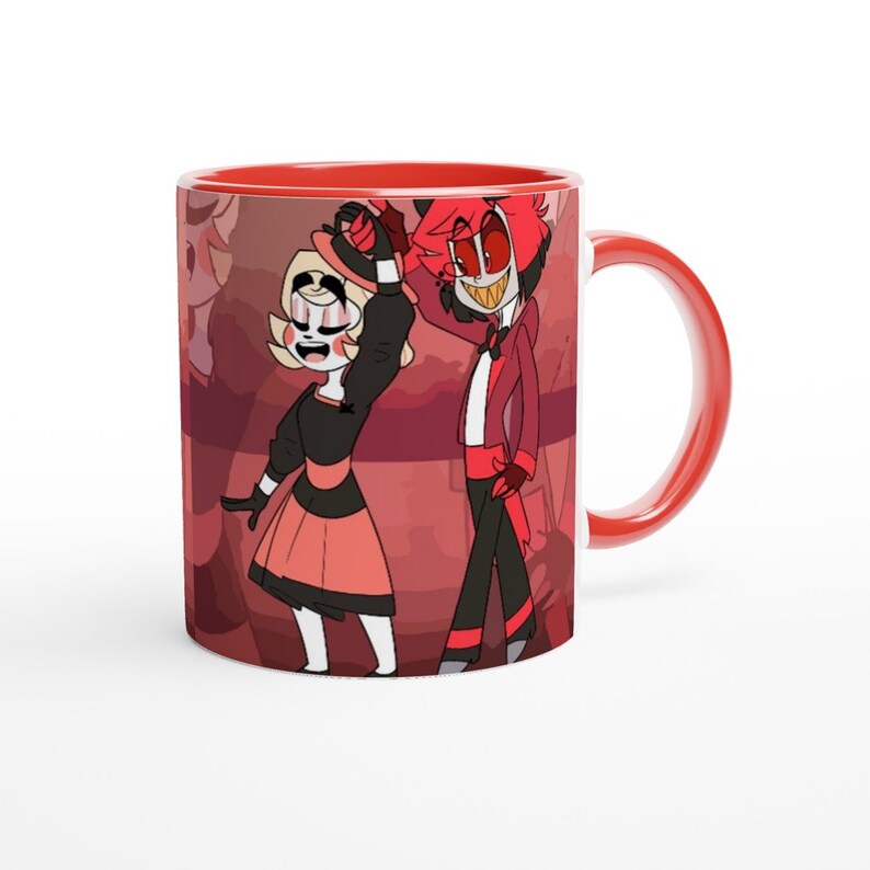 Hazbin Hotel Alastor Charlie Mug, Alastor and Charlie Mug, Hazbin Hotel ...