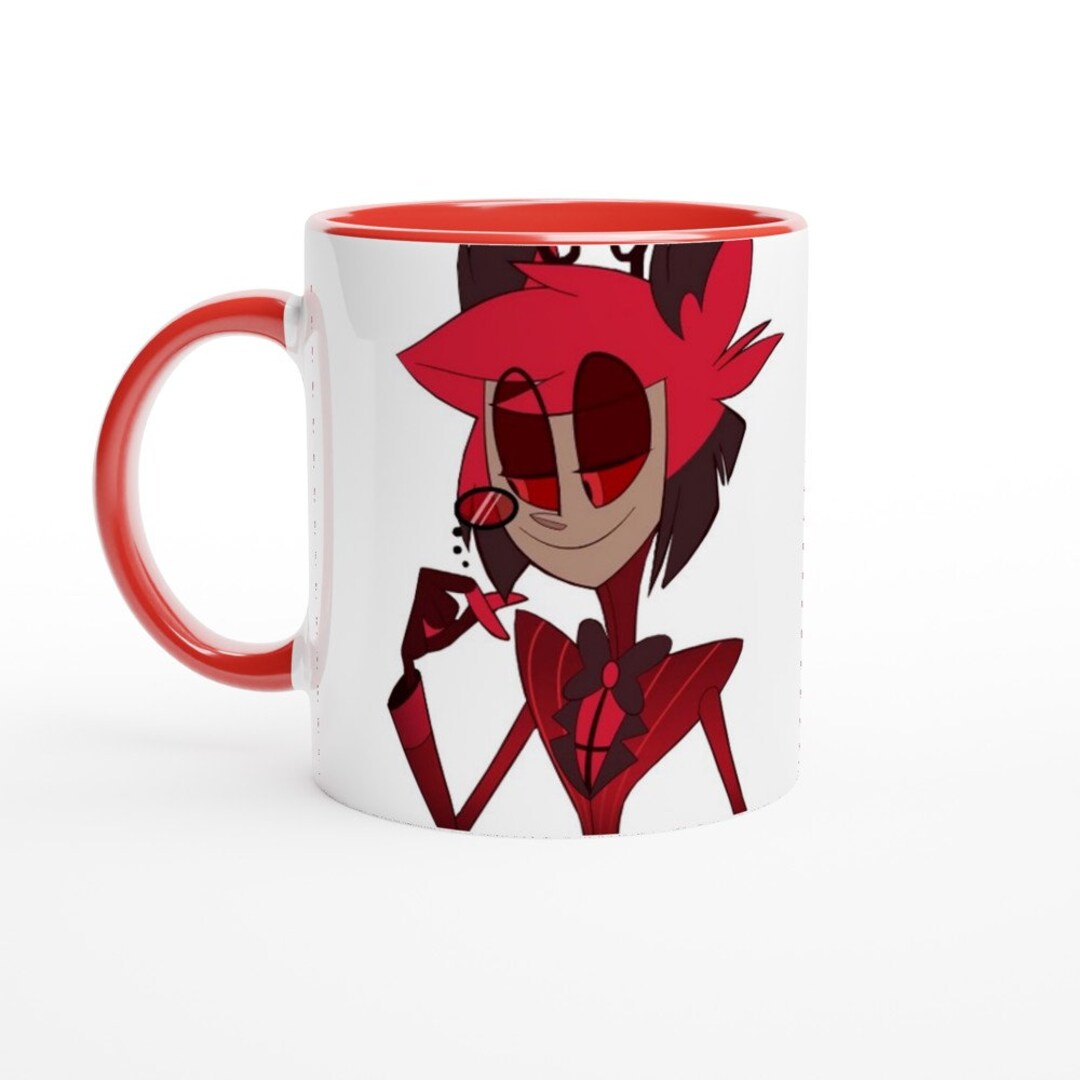 Hazbin Hotel Alastor Mug, Hazbin Hotel Alastor Color Mug, Hazbin Hotel ...