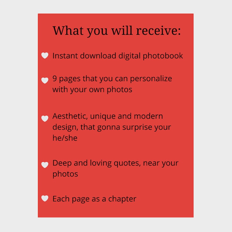 Aesthetic Digital Photobook for Valentine's Day | Best Gift Idea for ...