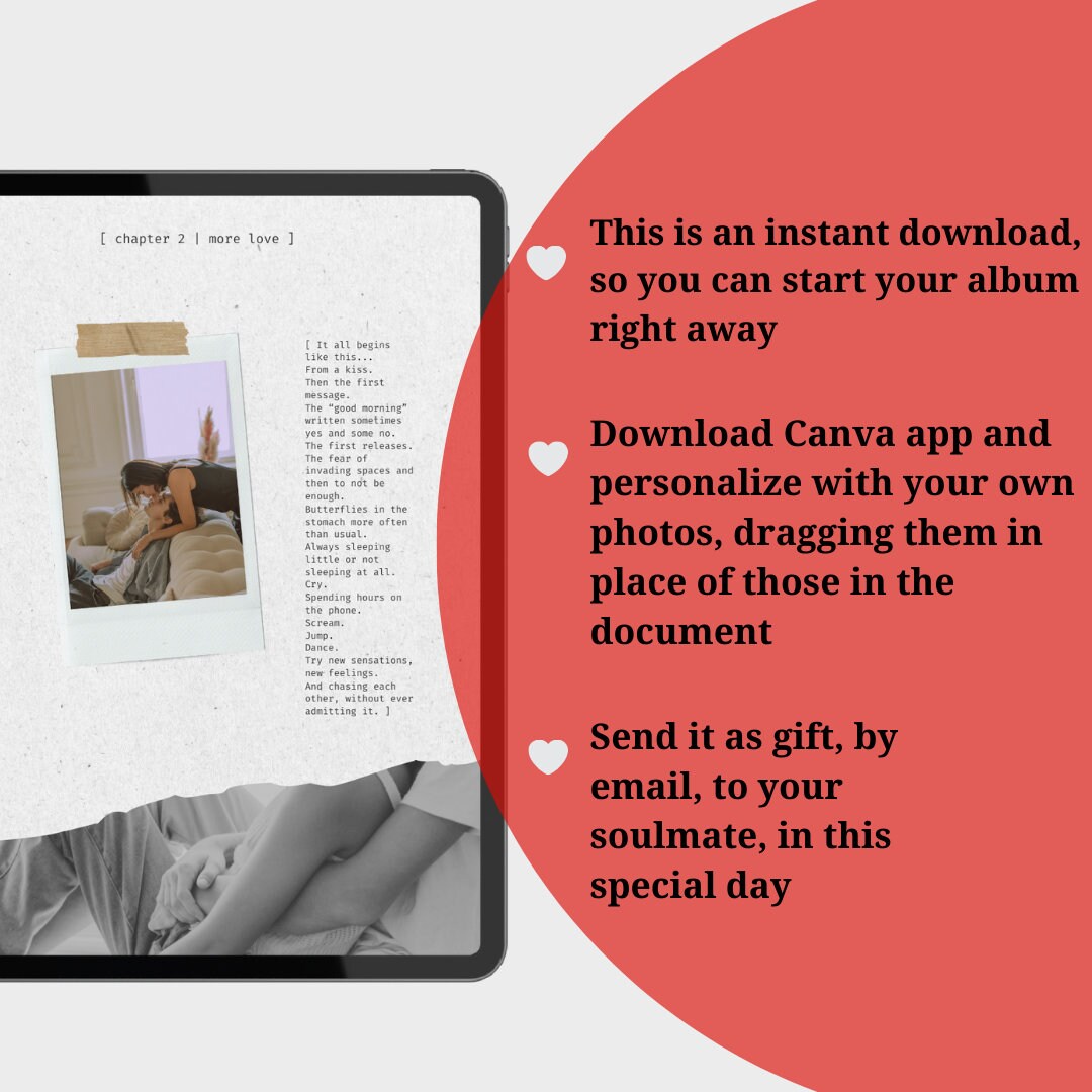 Aesthetic Digital Photobook for Valentine's Day | Best Gift Idea for ...