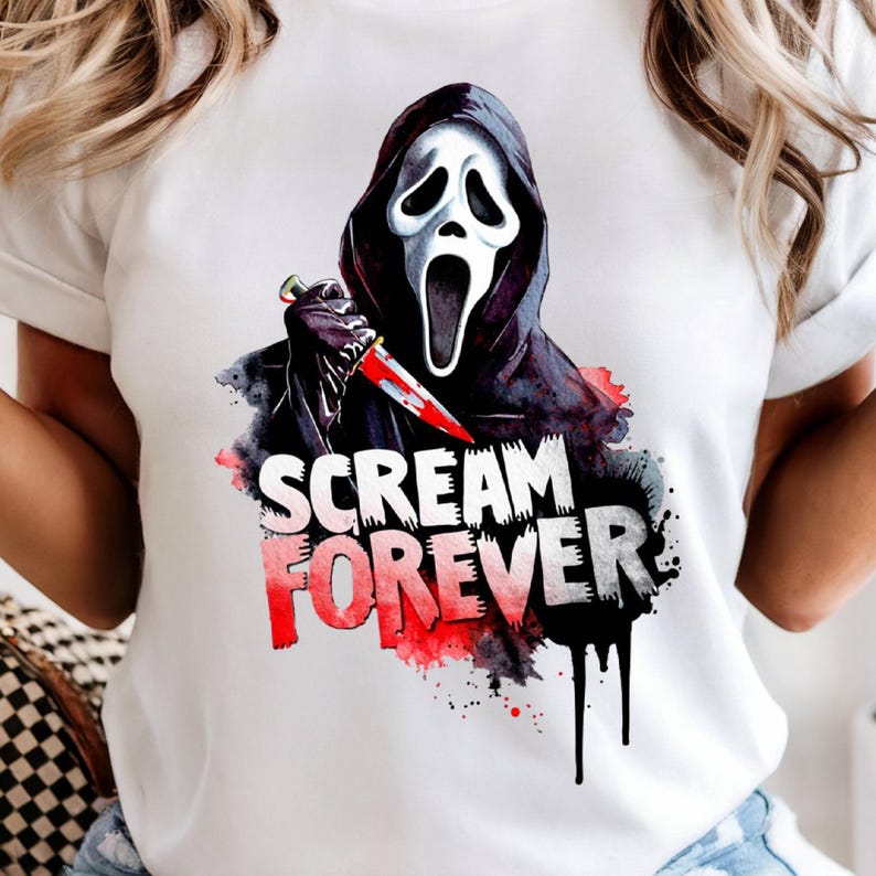 Ghostface Parody Scream Forever PNG | Horror Movie Killer Clipart ...
