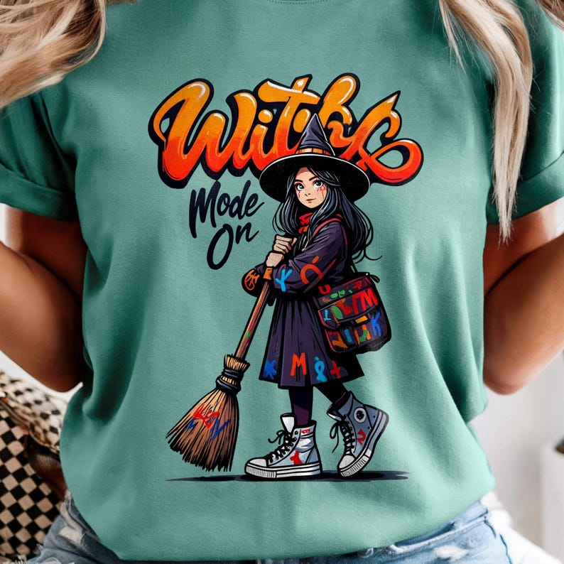 Witch Mode on PNG: Halloween Anime Girl Clipart (digital Download) - Etsy