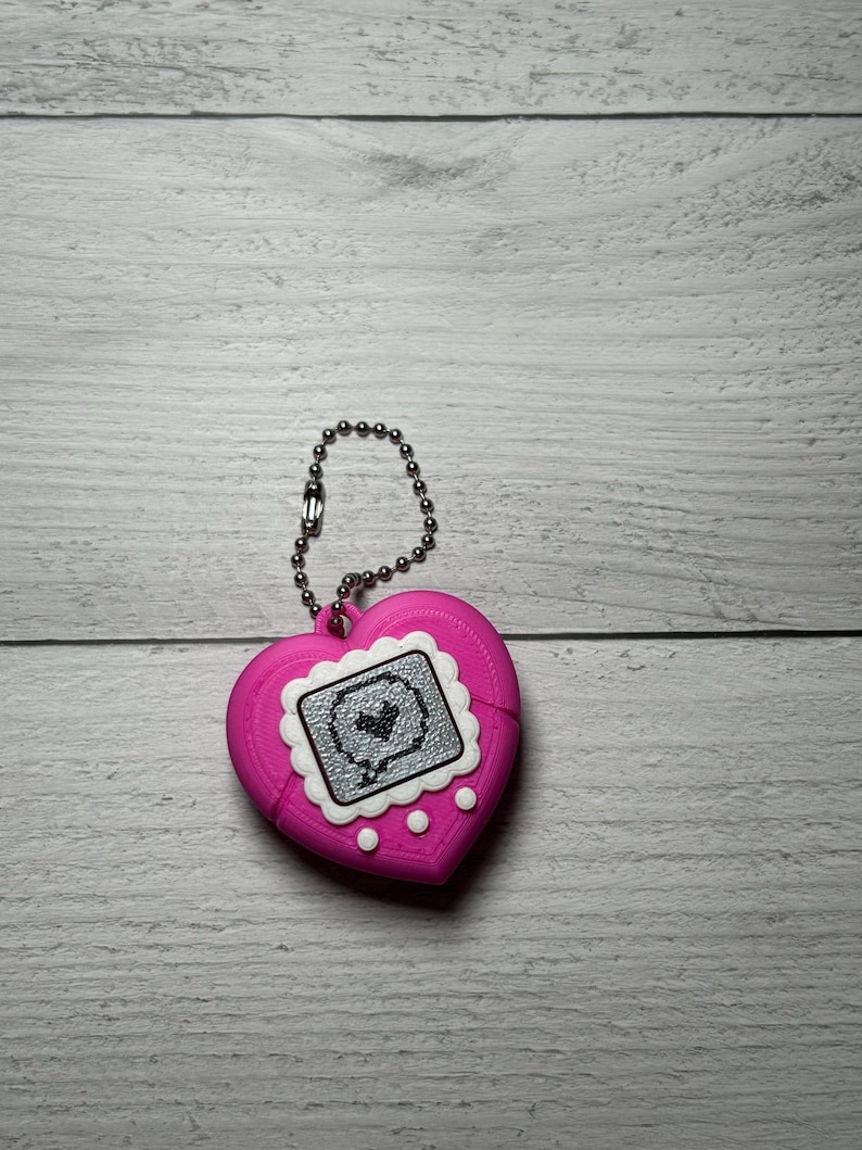 Heart Virtual Pet Fidget Clicker: 3D Printed Desk Toy - Etsy