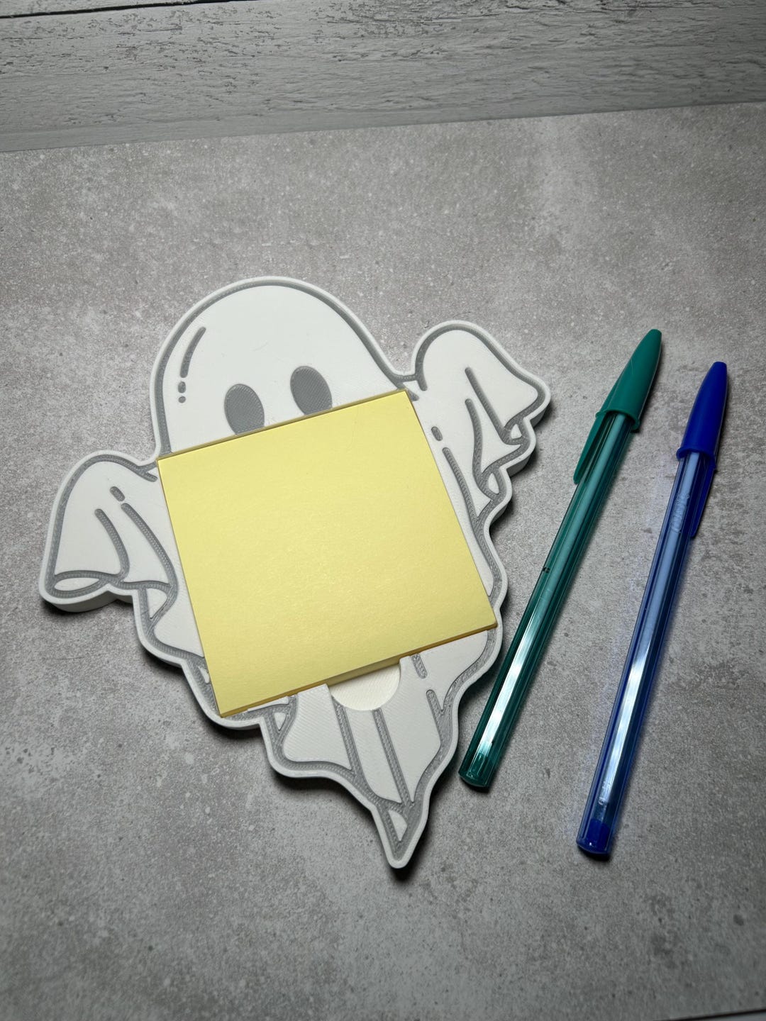 Ghost Sticky Note Holder: 3D Printed Halloween Desk Decor - Etsy