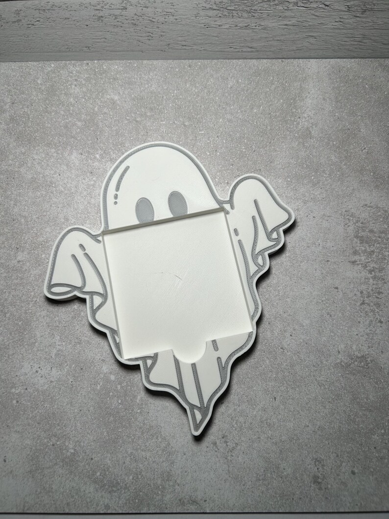 Ghost Sticky Note Holder: 3D Printed Halloween Desk Decor - Etsy