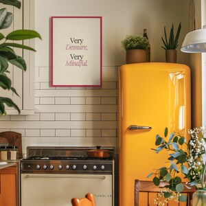 Very Demure Very Mindful Pink Aesthetic Wall Art, Daily Reminder ...