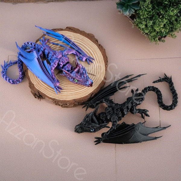 Extra Large 3d Printed Dragon - Etsy