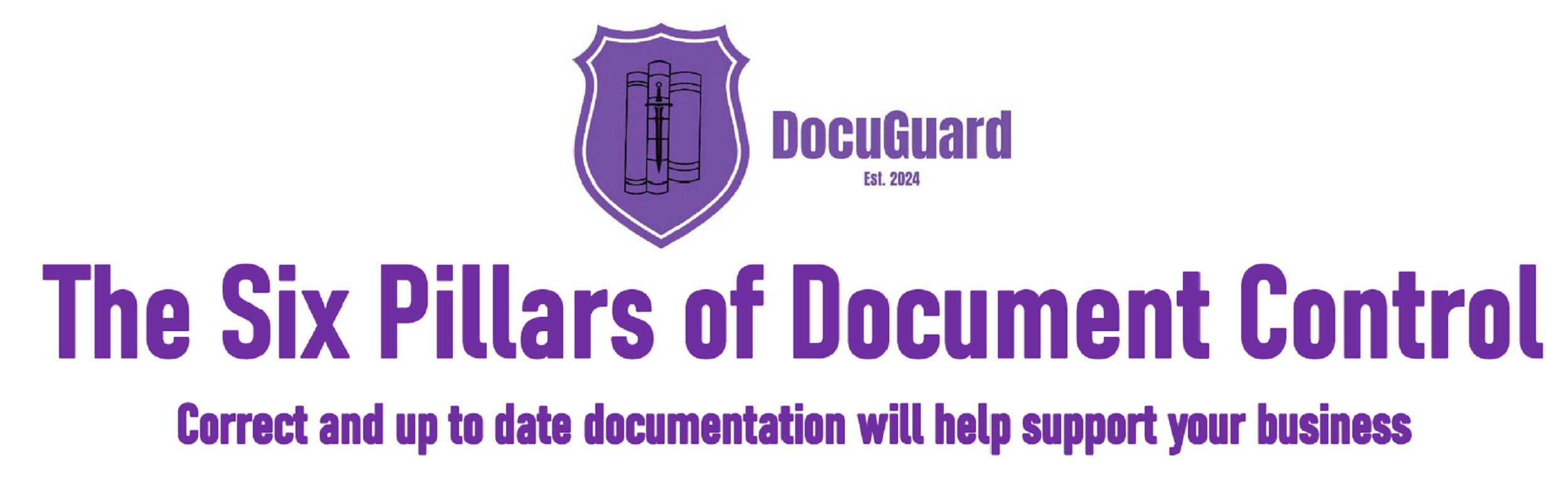 The Six Pillars of Document Control Poster - Etsy