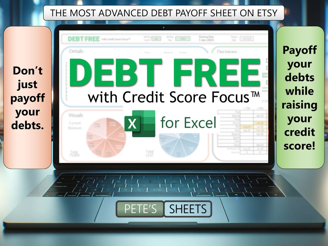 Debt Reduction Calculator Excel: Excel Credit Score Spreadsheet ...