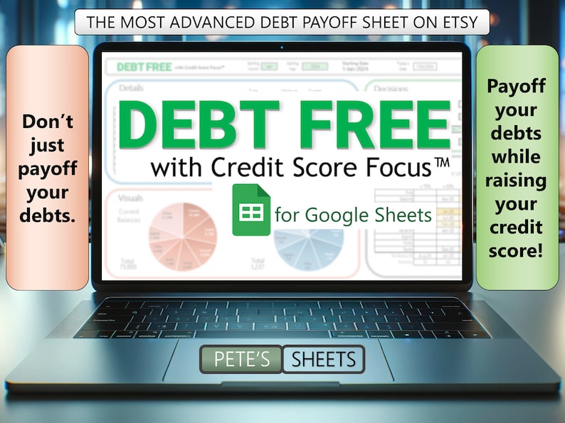 Debt Reduction Calculator Google: Credit Score Method Google Sheets ...