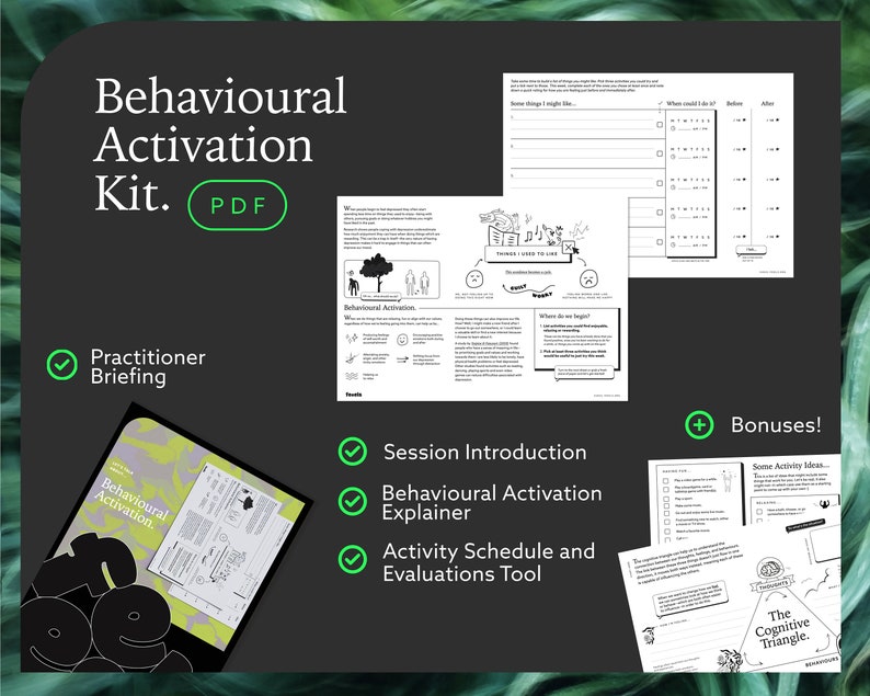 Behavioural Activation Session Kit - Etsy