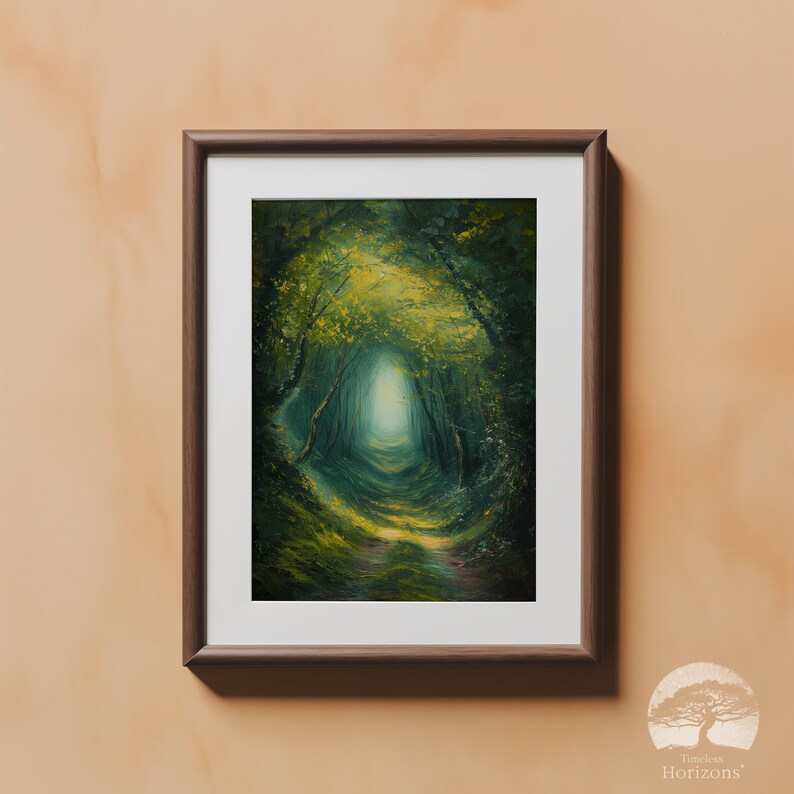 UK Halnaker Tree Tunnel Trail United Kingdom Chichester Oil Painting ...