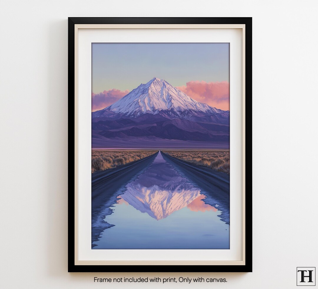Salar De Uyuni Bolivia Oil Painting Print – Majestic Salt Flat ...