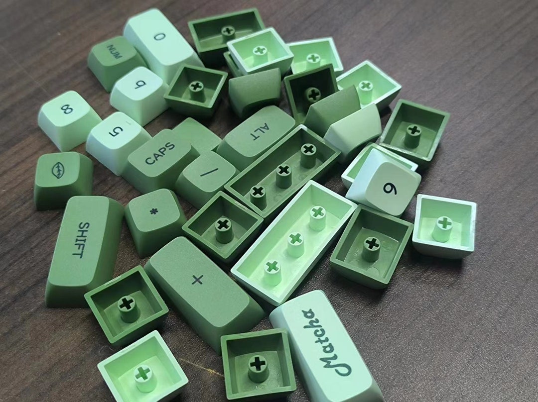 Green Keycaps, Green Key Cap,xsa Keycaps Set - Etsy