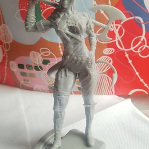 Karlach, the Fierce Tiefling Barbarian - Mighty Ax and Tender Heart ...