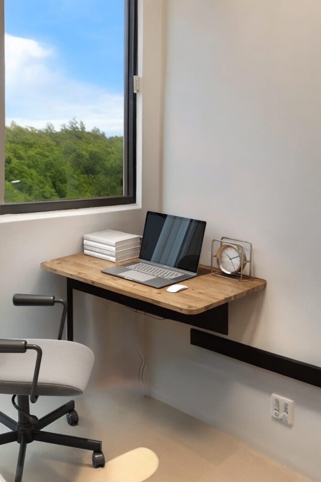 Wall Mounted Folding Table, Portatif Folding Table, Foldable Kitchen ...