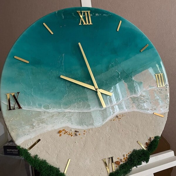 Epoxy Wall Clock - Etsy