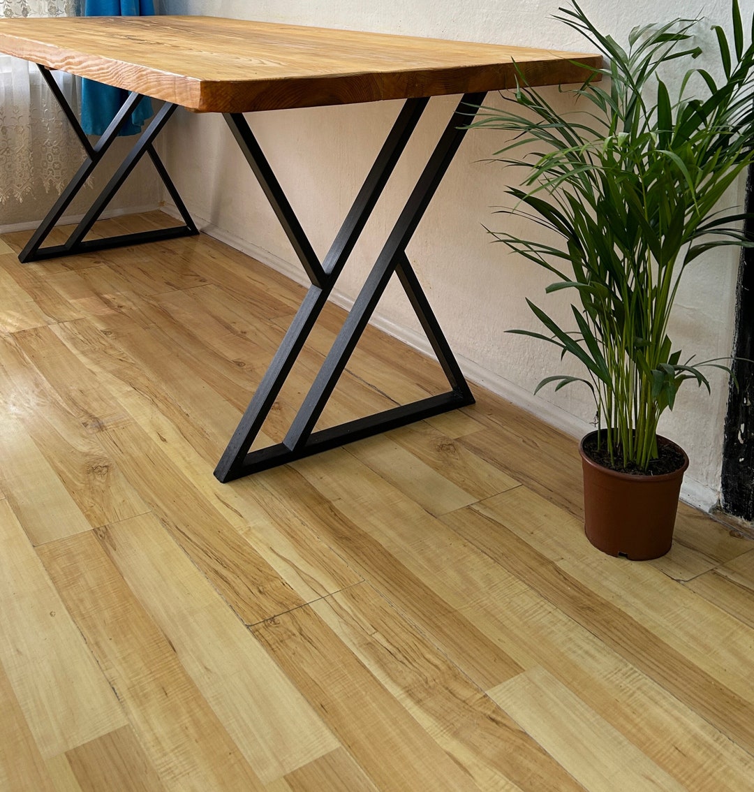 28 Incx24inc Steel Z-frame Legs for DIY Dining Modern Metal Crafting ...